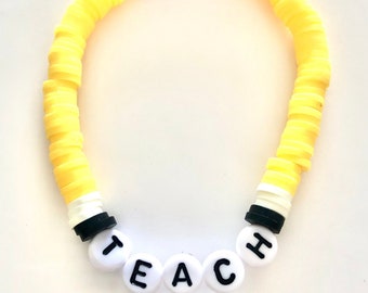 Teacher Appreciation Bracelet, Pencil Bracelet for Teacher, Teacher Bracelets, Teacher ...