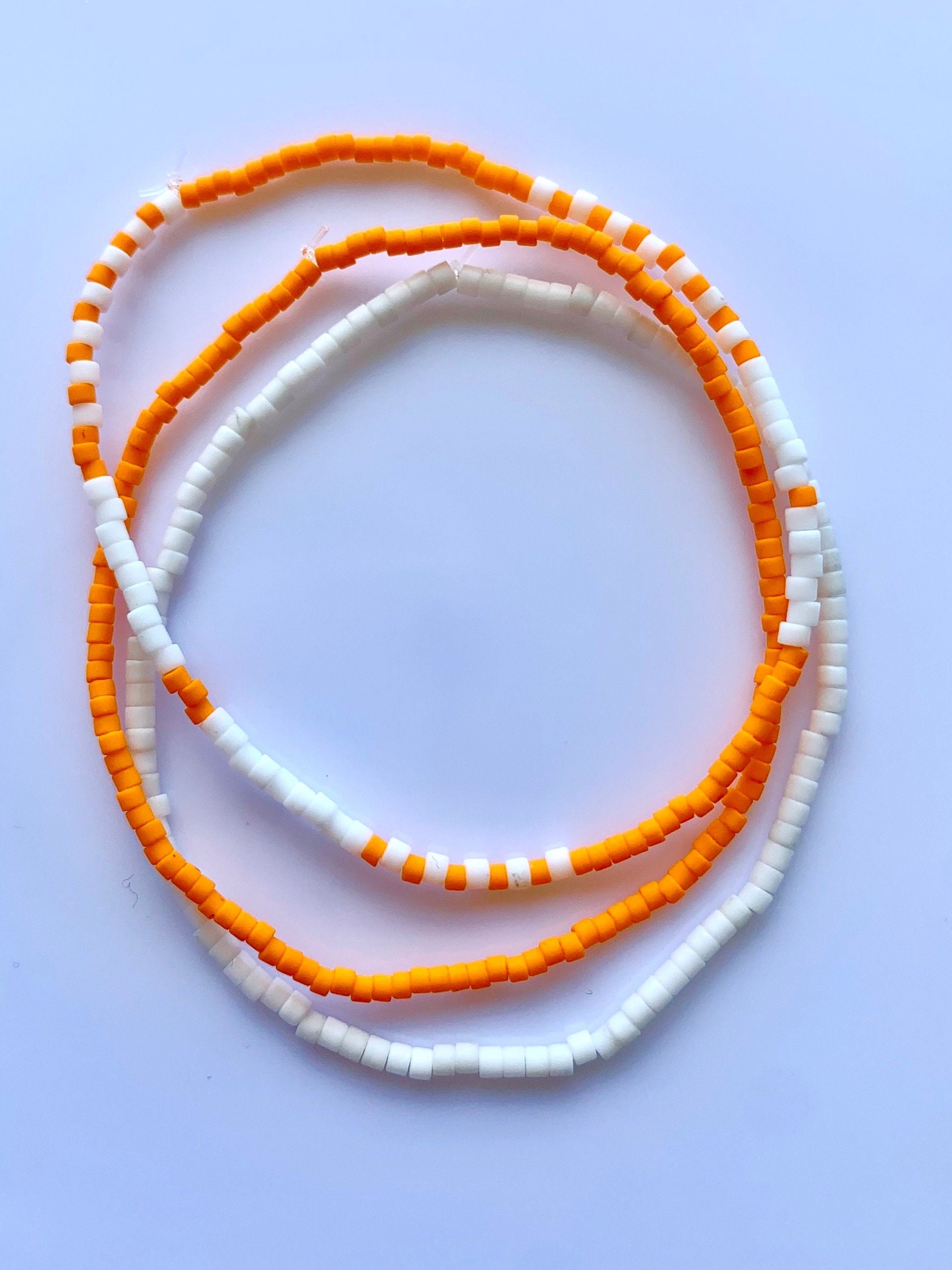 Minimalist Summer Orange Bracelet Stack. - Etsy