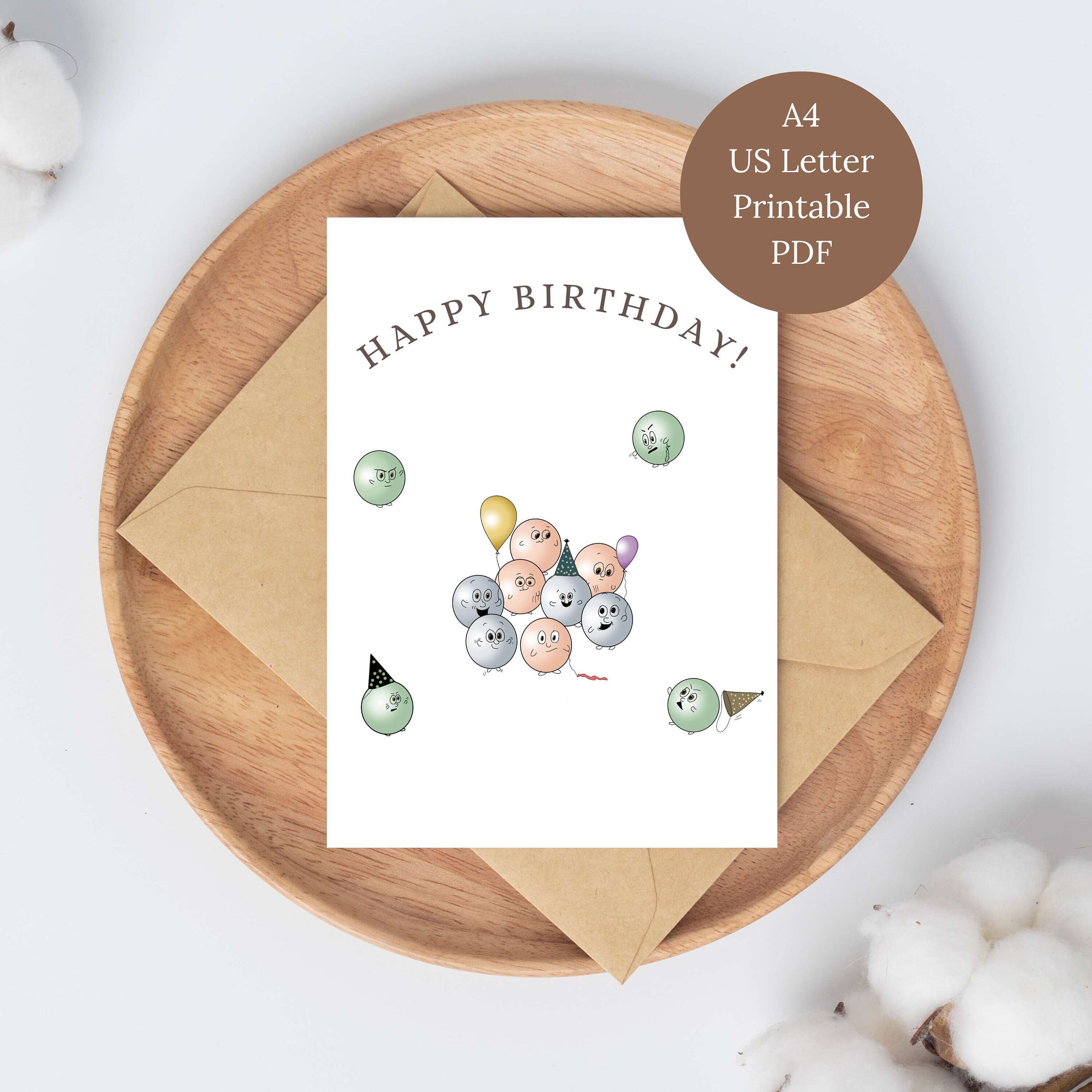 Printable Birthday Card | Particle Physics | Electrons, Neutrons and ...