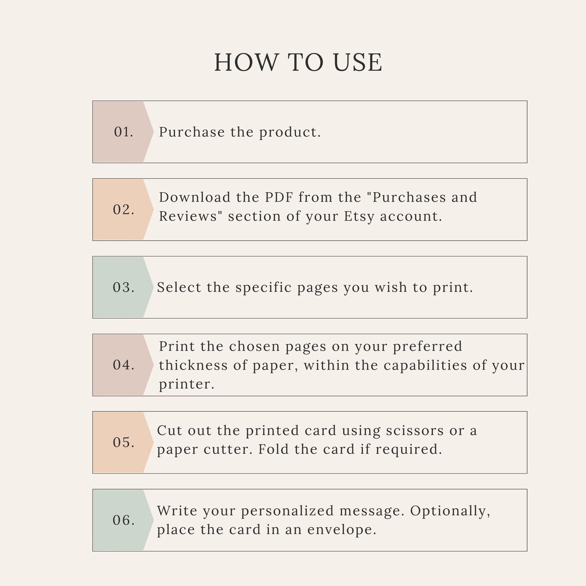Printable Greeting Card Hand-drawn Elephant Baby A4 & US Letter 2x4 ...