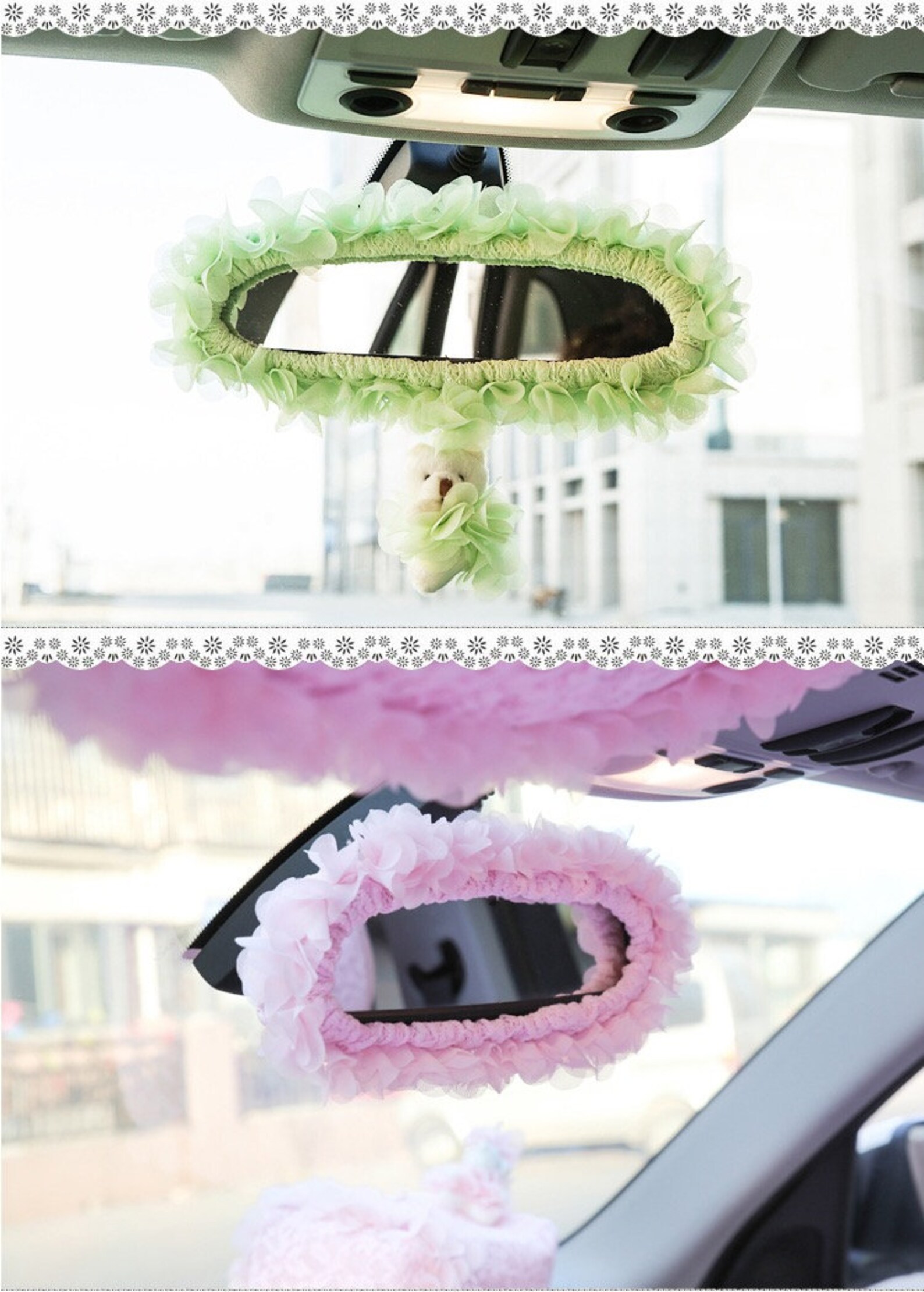 Car Rearview Mirror Cover Cute Cover Reversing Mirror Car - Etsy
