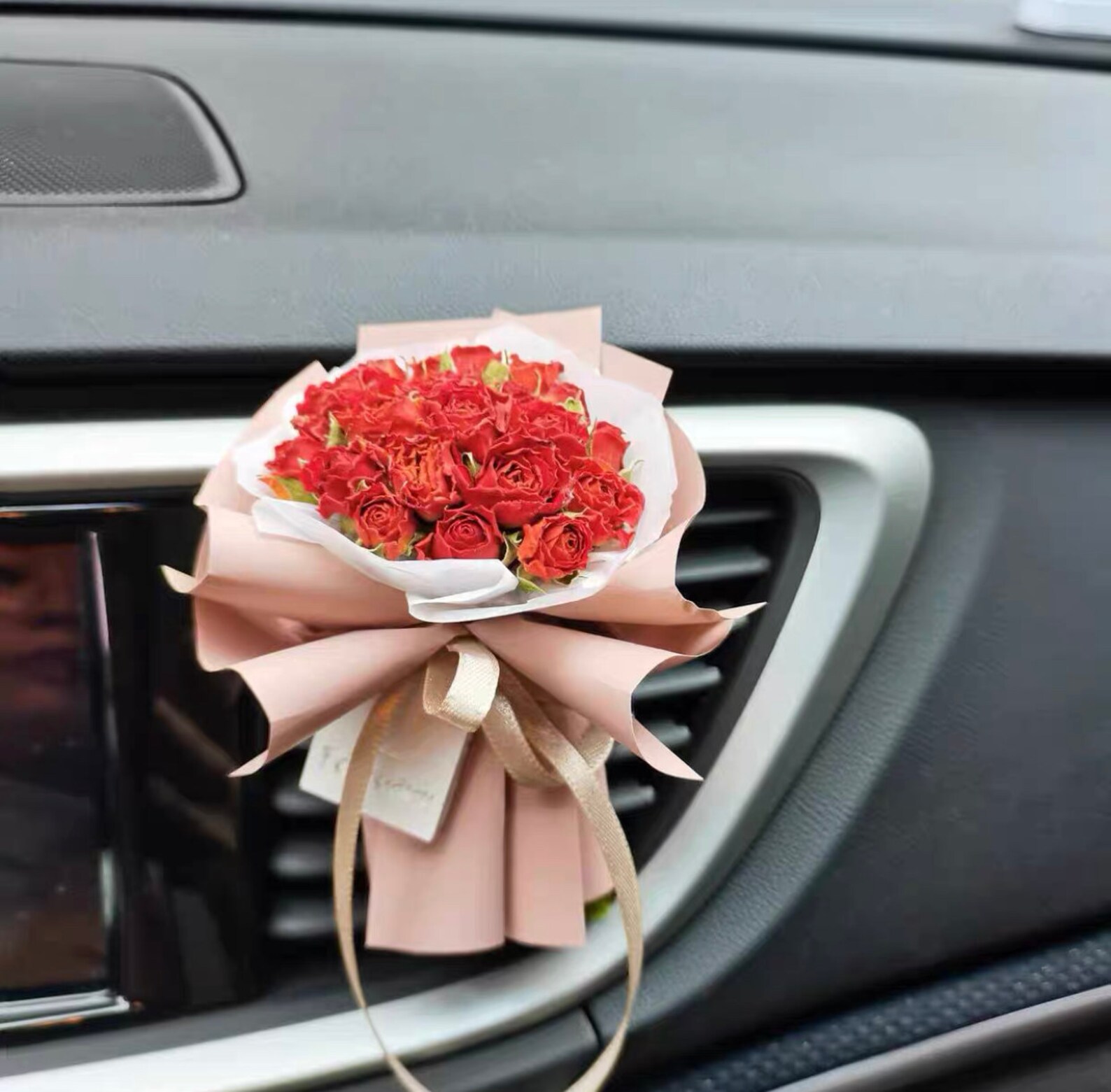Handmade Mini Natural Dried Flower Bouquet Car Accessories - Etsy