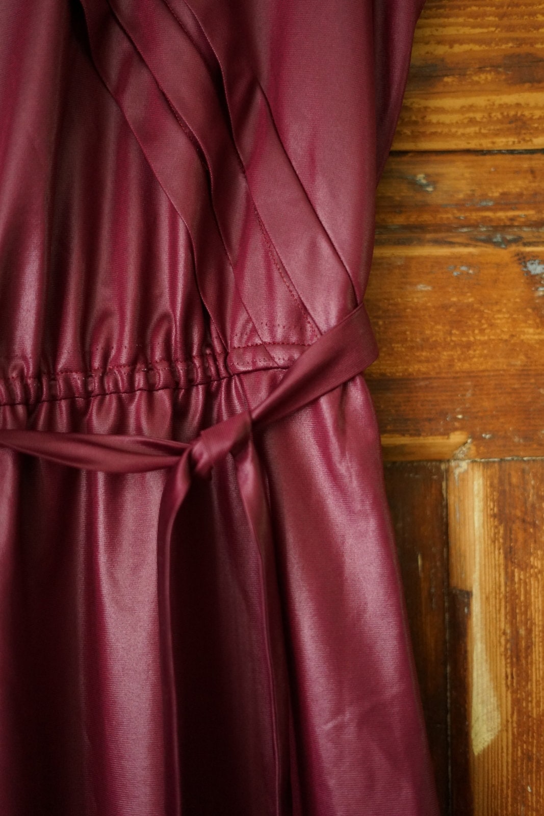 Vintage 80s Purple Metalic Latex Leather Looking Blouson - Etsy