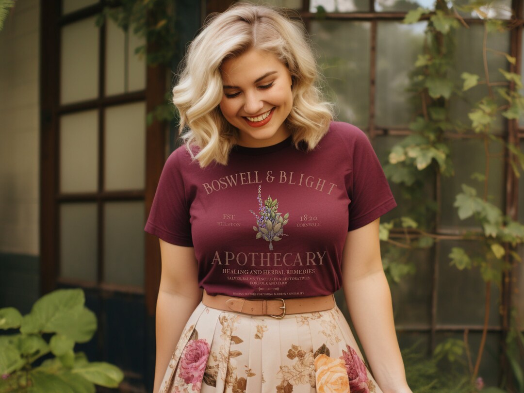 Cornish Witches Apothecary T-shirt in 8 Colours, Sizes S-4XL, British ...