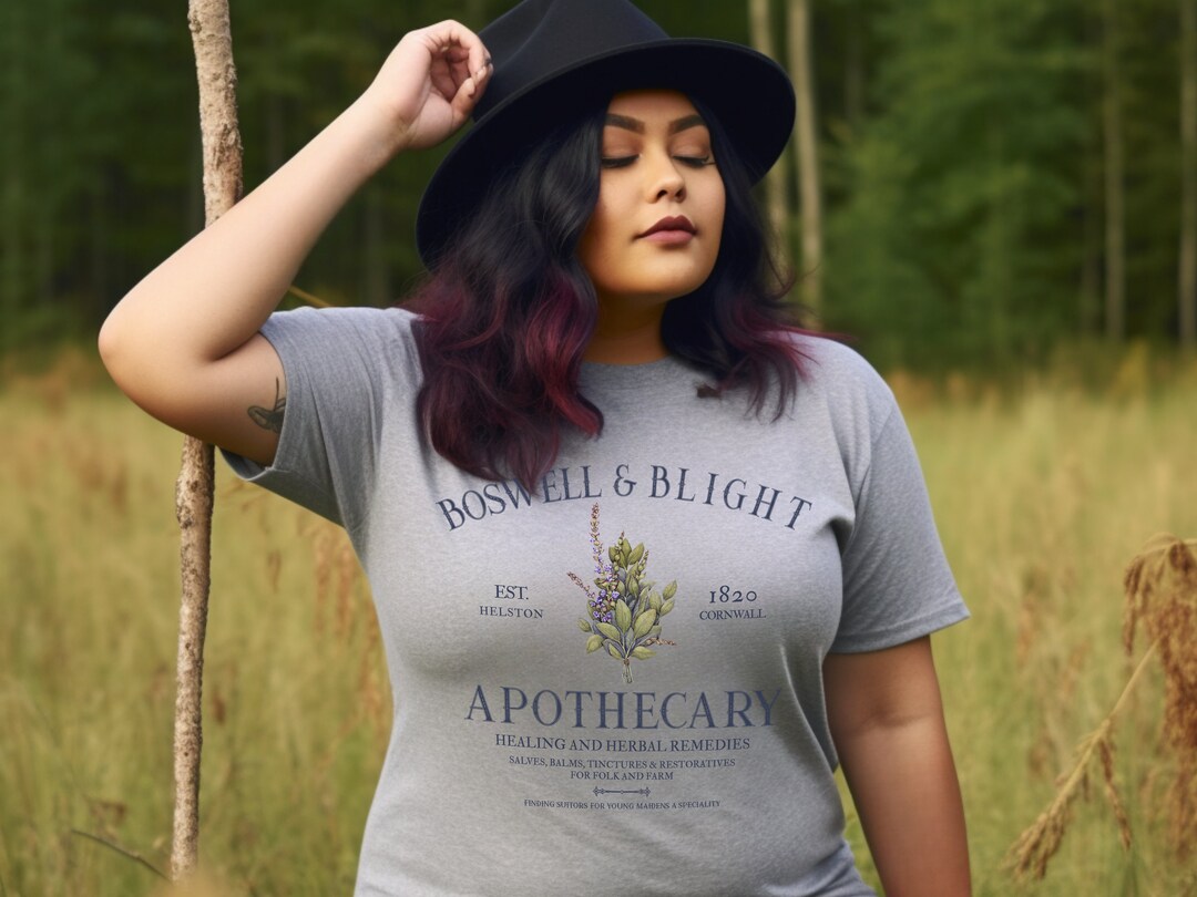 Cornish Witches Apothecary T-shirt in 8 Colours, Sizes S-4XL, British ...