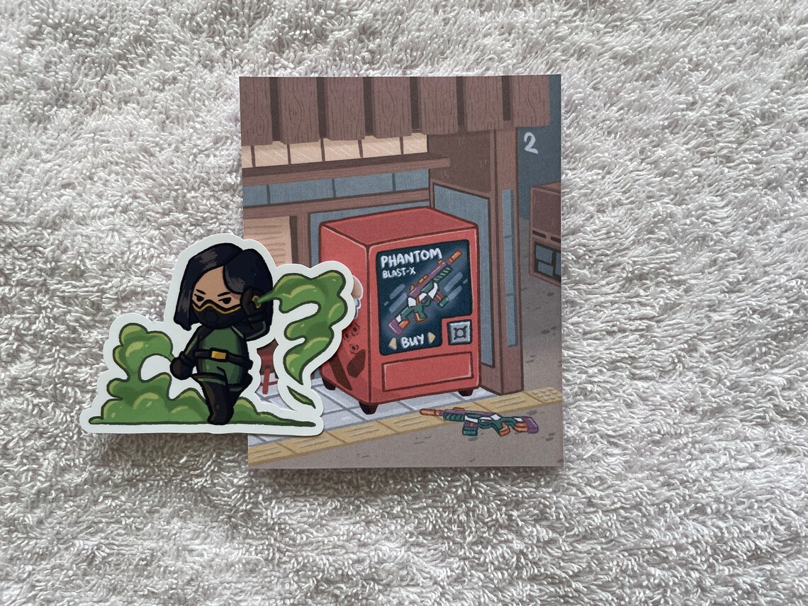 Cute Valorant Chibi Agents Matte Die Cut Sticker Bundle - Etsy