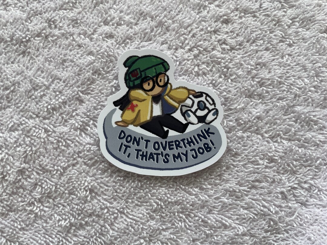 Cute Valorant Chibi Agent Killjoy With Alarmbot Matte Die Cut Sticker ...