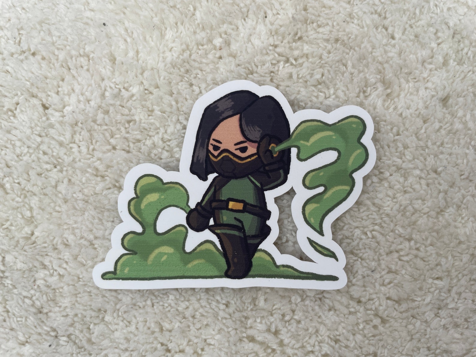 Cute Valorant Chibi Agents Matte Die Cut Sticker Bundle Jett, Omen ...