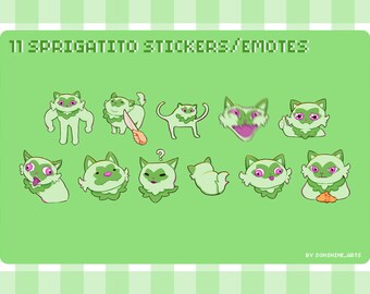 Sprigatito Emotes - Etsy