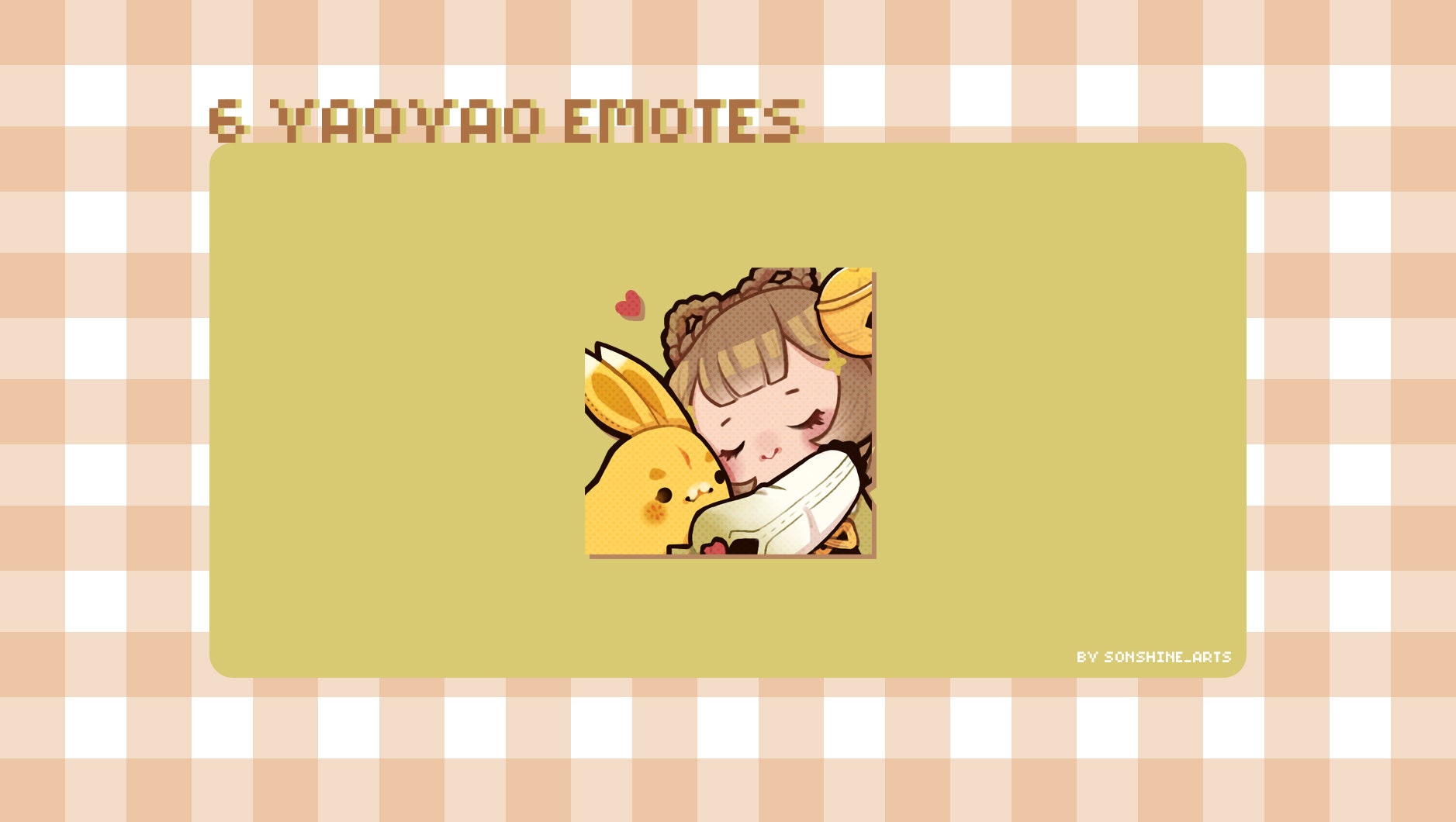 6 Yaoyao Genshin Impact Emotes - Etsy