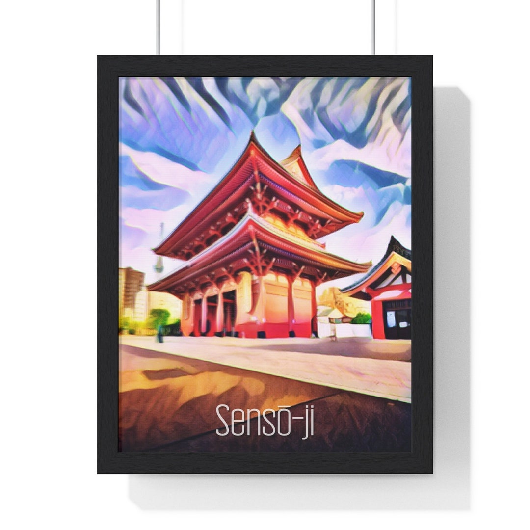 Sensō-ji Kinryū-zan Buddhist Temple Asakusa TOKYO JAPAN | Illustration ...