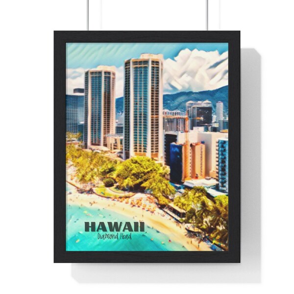 Diamond Head Poster - Etsy