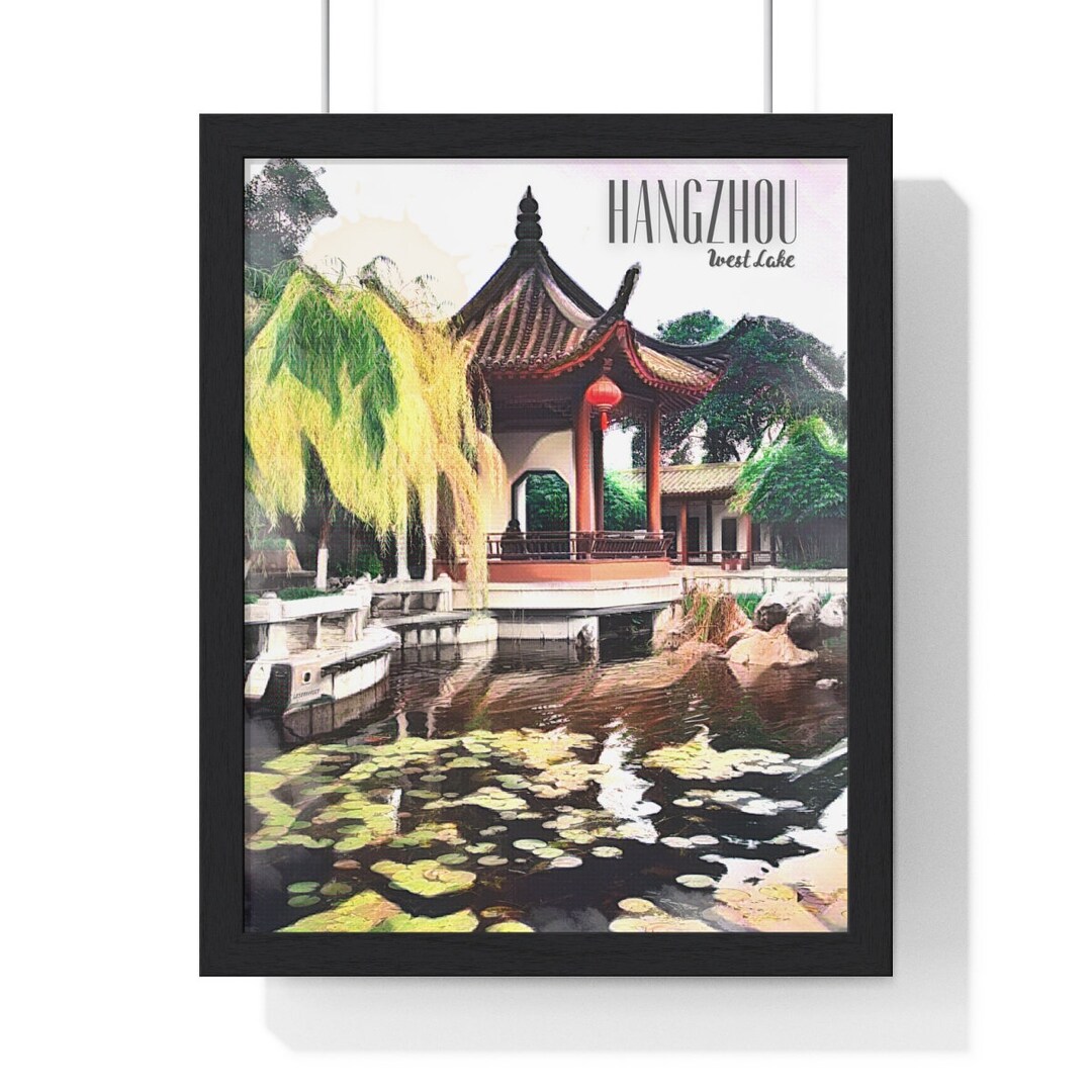 HANGZHOU West Lake CHINA Cultural Landscape | Illustration Drawing ...