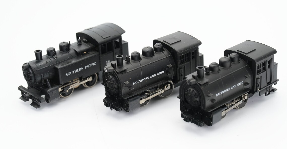 2 HO Scale AHM Rivarossi Baltimore & Ohio 0-4-0 Dockside Switcher Cars ...