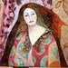 Patricia Wyatt sisters of the Sun Original One of a Kind Unframed Mixed ...