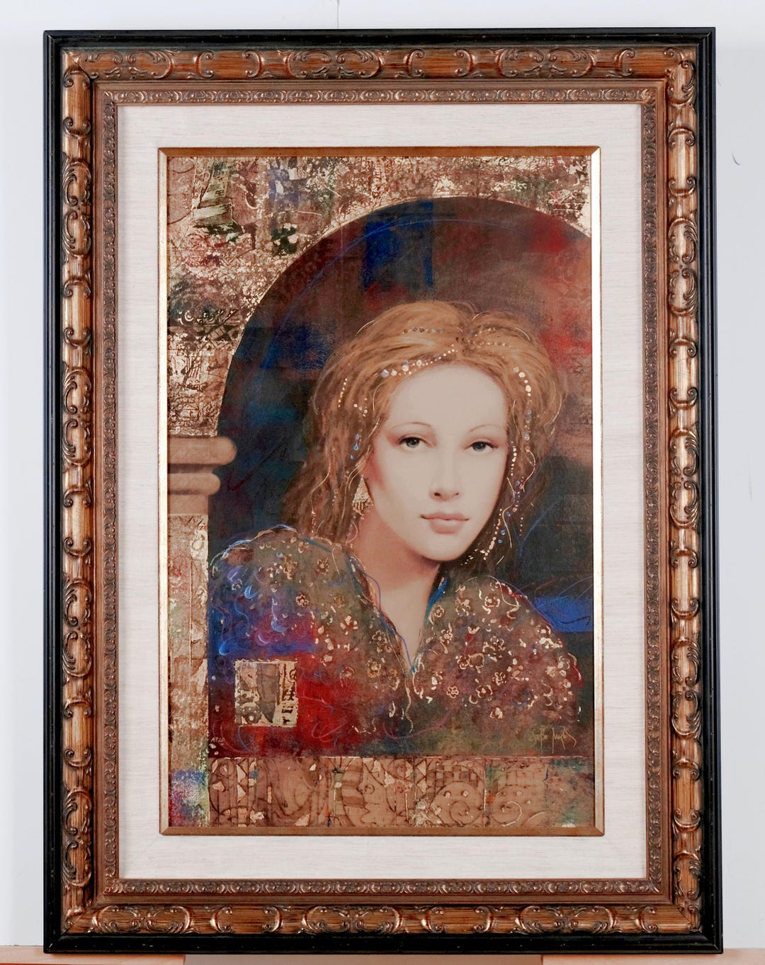1985 Csaba Markus "byzantine Princess" Hand Signed & Numbered Serigraph ...