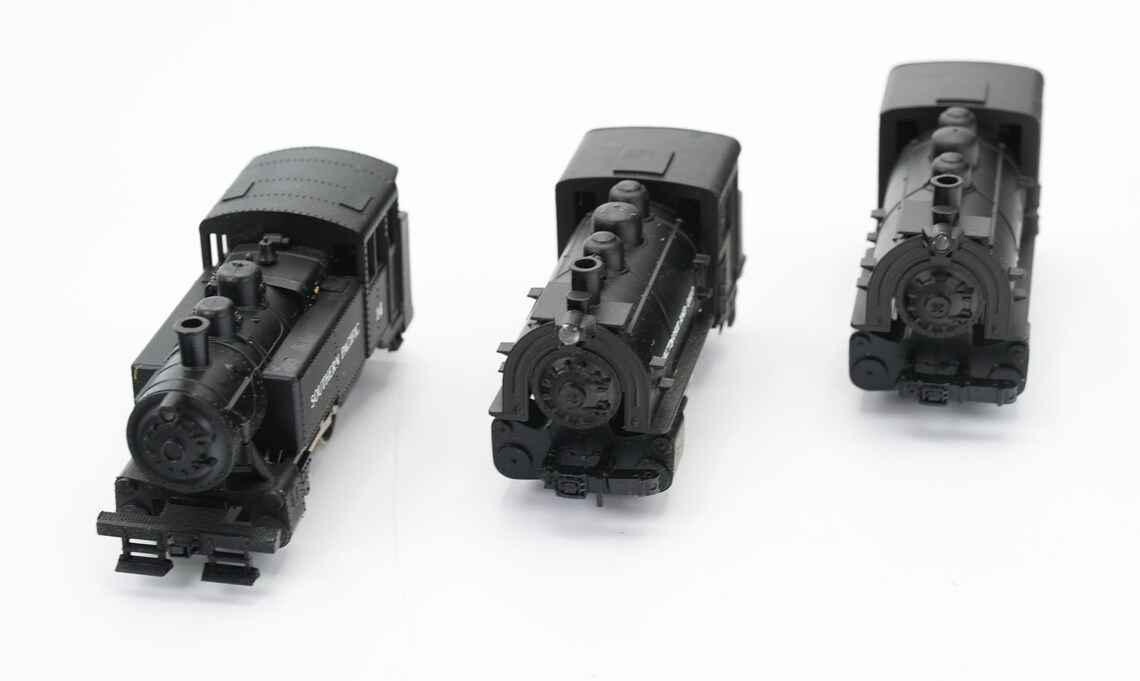 2 HO Scale AHM Rivarossi Baltimore & Ohio 0-4-0 Dockside Switcher Cars ...