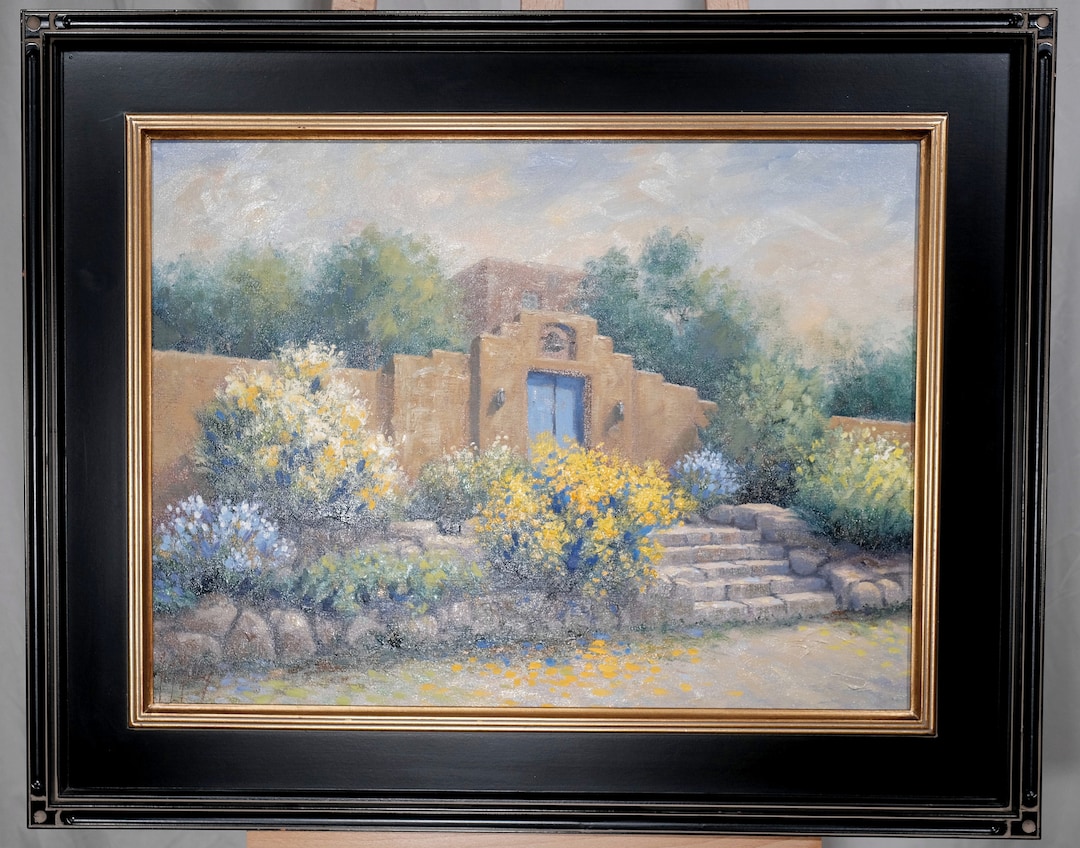 Jorge Luis Nunez "santa Fe Bloom" One of a Kind Original Oil Painting ...