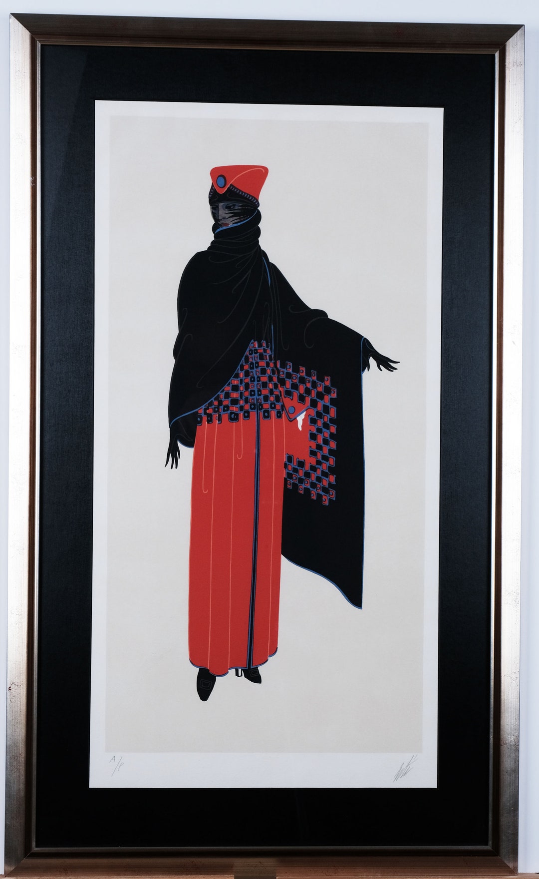 Erté "zsa Zsa" Hand Signed Artist Proof Limited Edition Lithograph ...