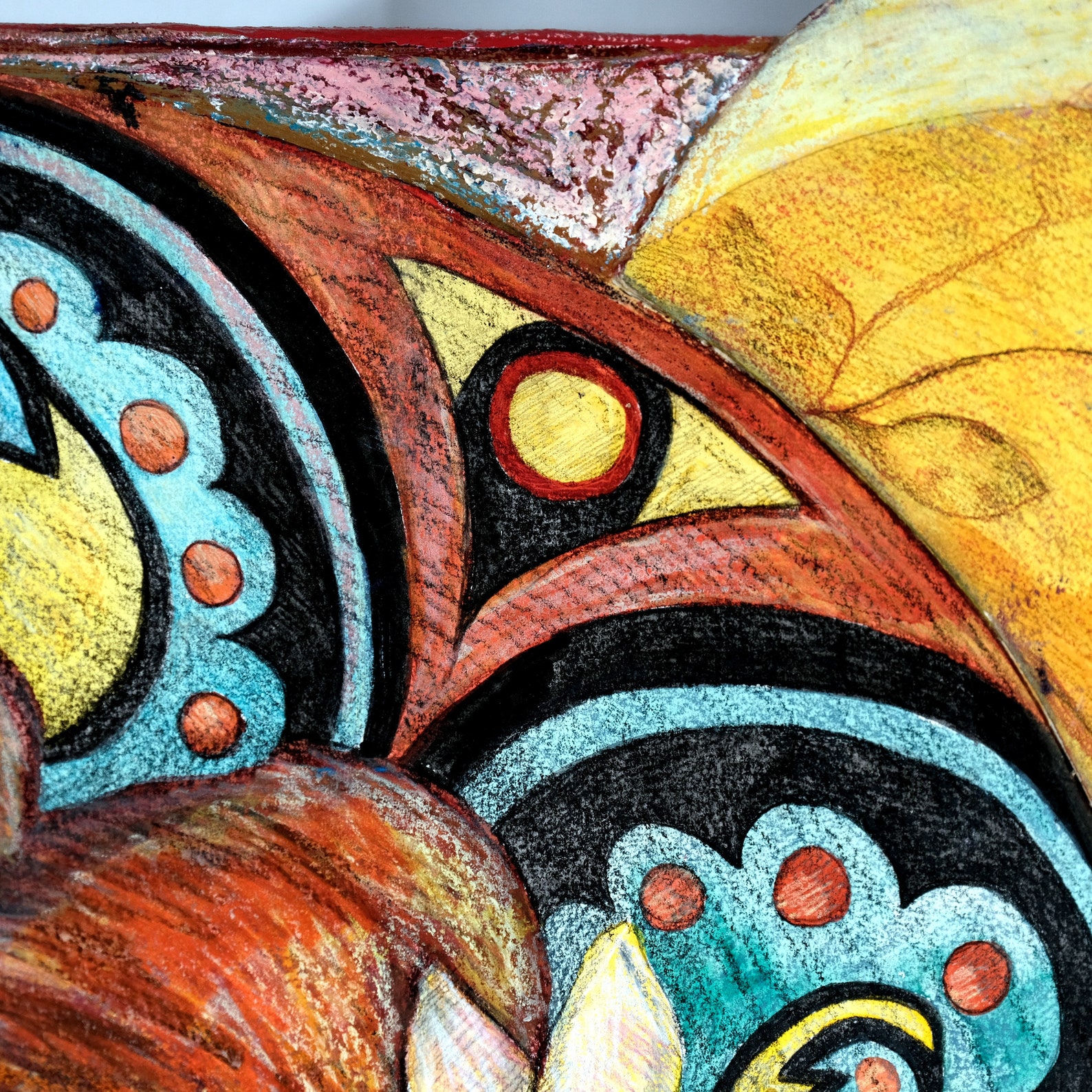 Patricia Wyatt "sisters of the Sun" Original One of a Kind Unframed ...