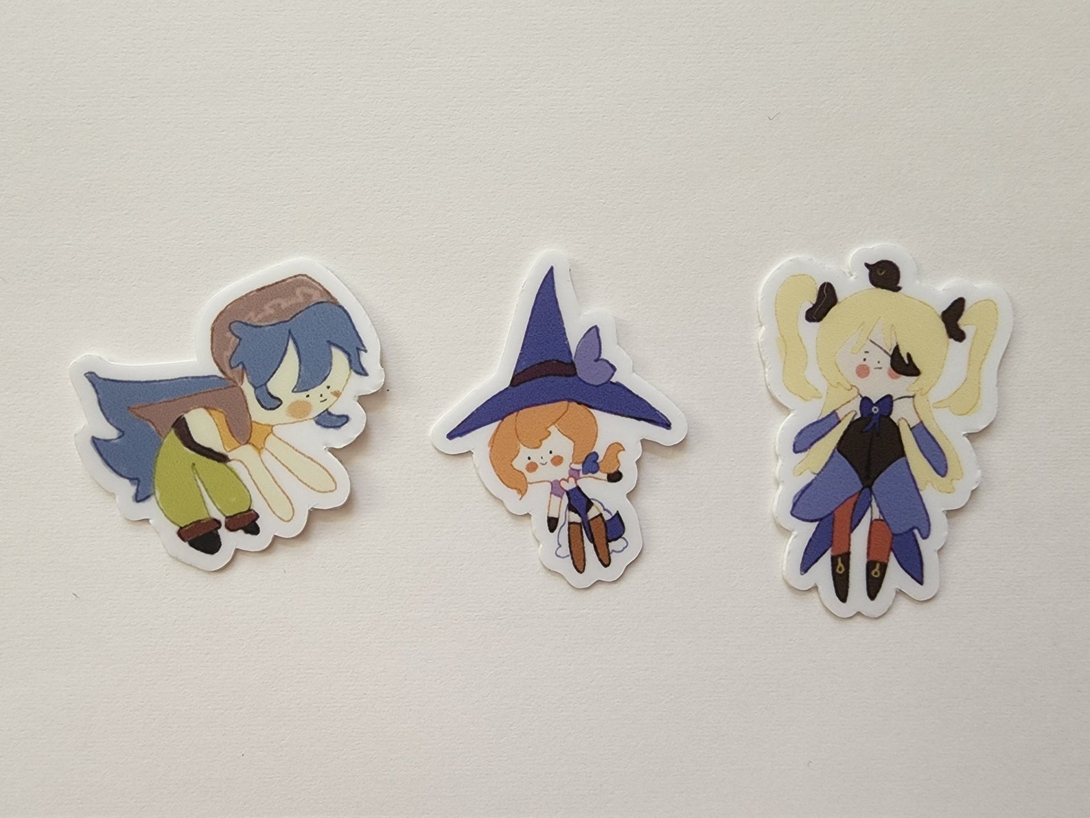 Genshin Impact Mini Vinyl Stickers Mondstadt Characters - Etsy