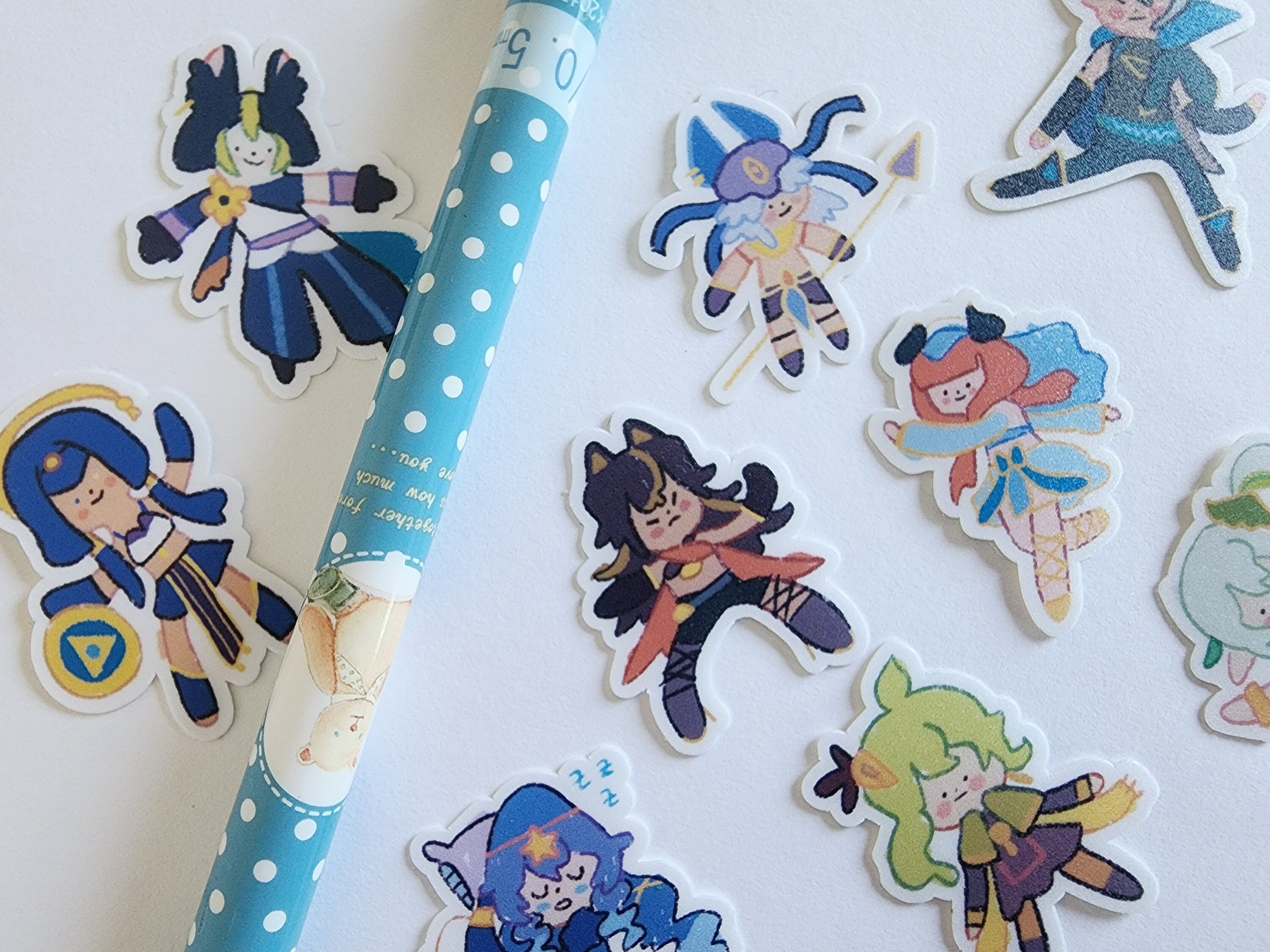 Genshin Impact Mini Vinyl Stickers Sumeru Characters - Etsy