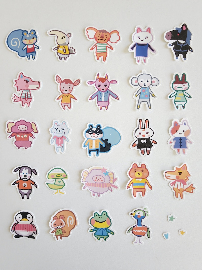 AC Doodle Stickers - Etsy