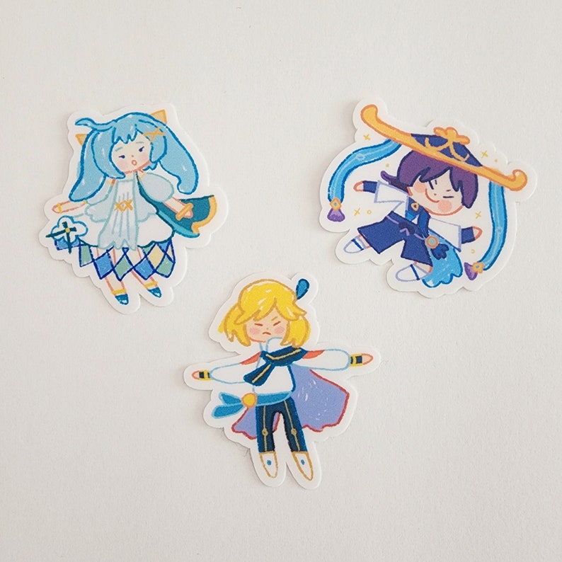 Genshin Impact Mini Vinyl Stickers Sumeru Characters - Etsy