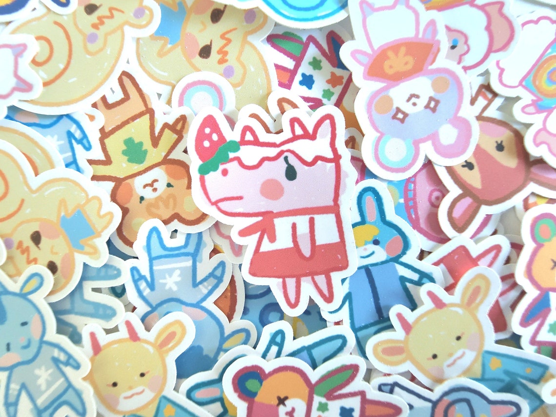 AC Doodle Stickers - Etsy