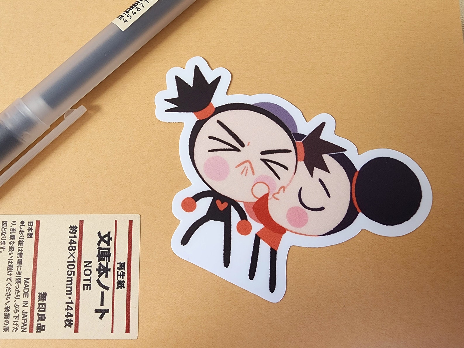 Pucca and Garu Vinyl Sticker | Etsy