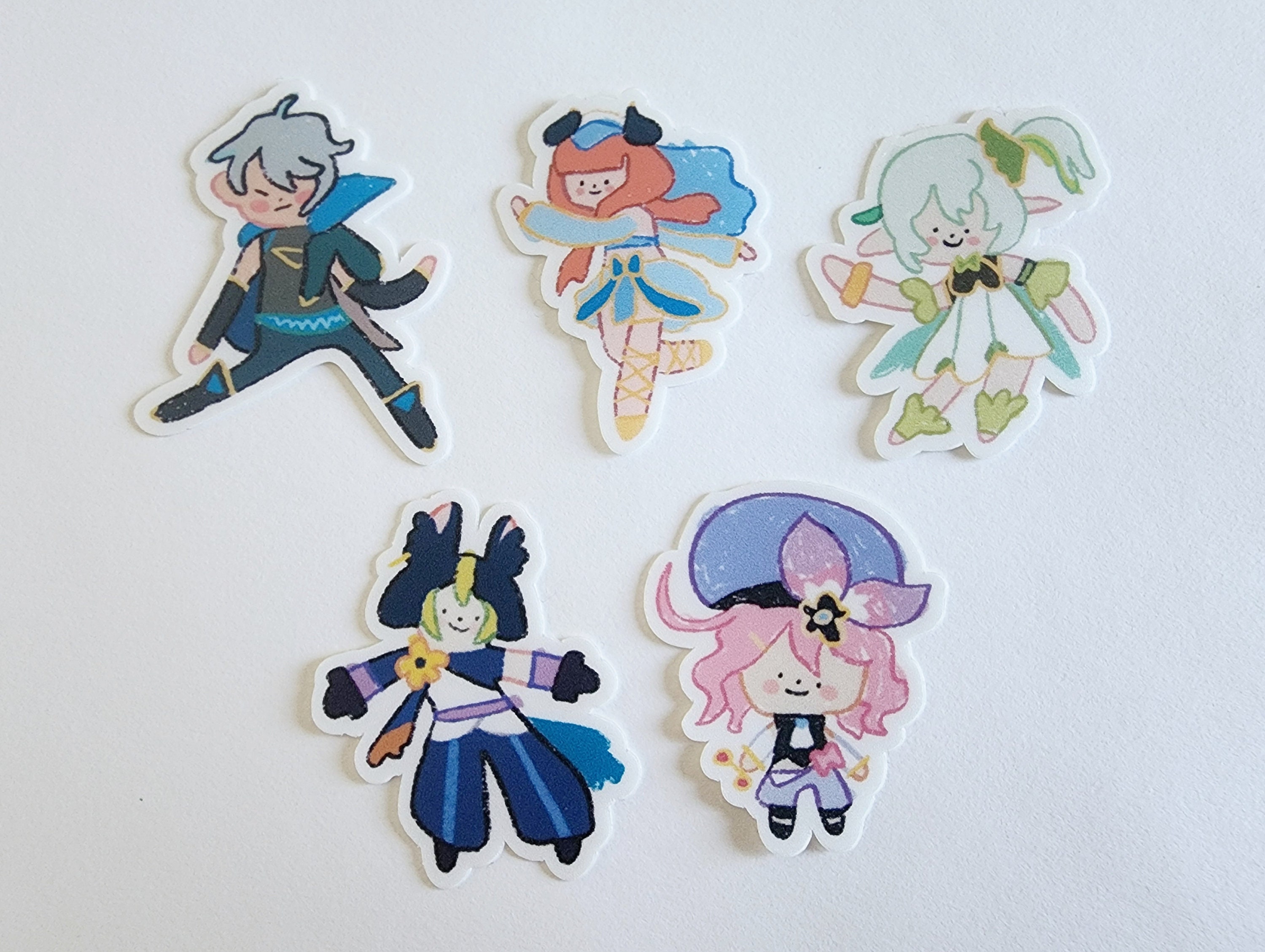 Genshin Impact Mini Vinyl Stickers Sumeru Characters - Etsy