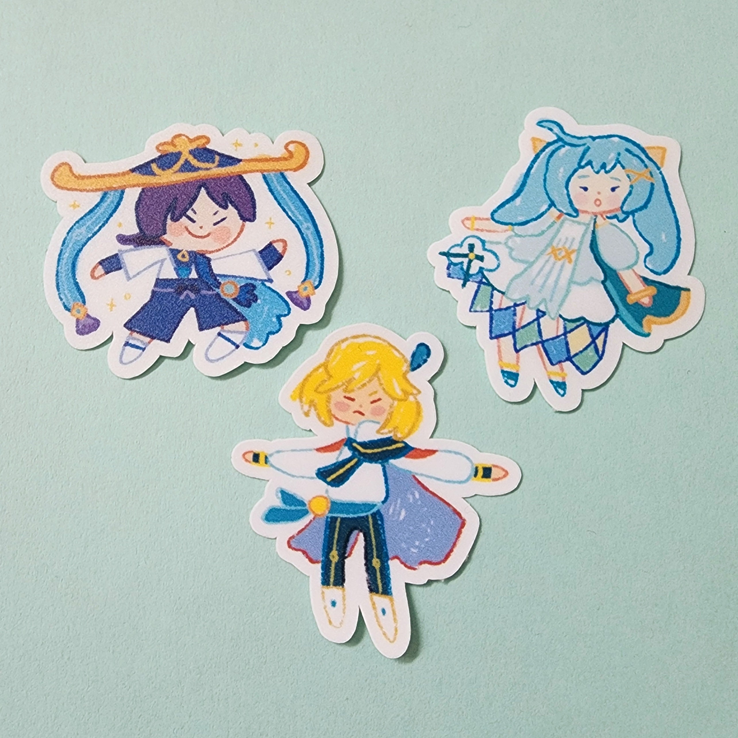 Genshin Impact Mini Vinyl Stickers Sumeru Characters - Etsy
