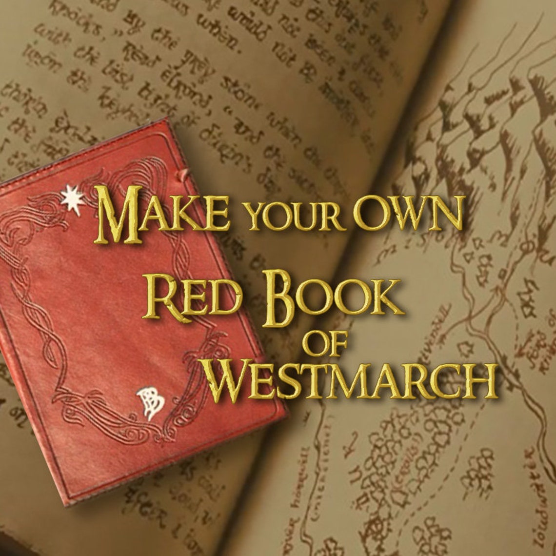Make Your Own Red Book of Westmarch (PDF) - Etsy