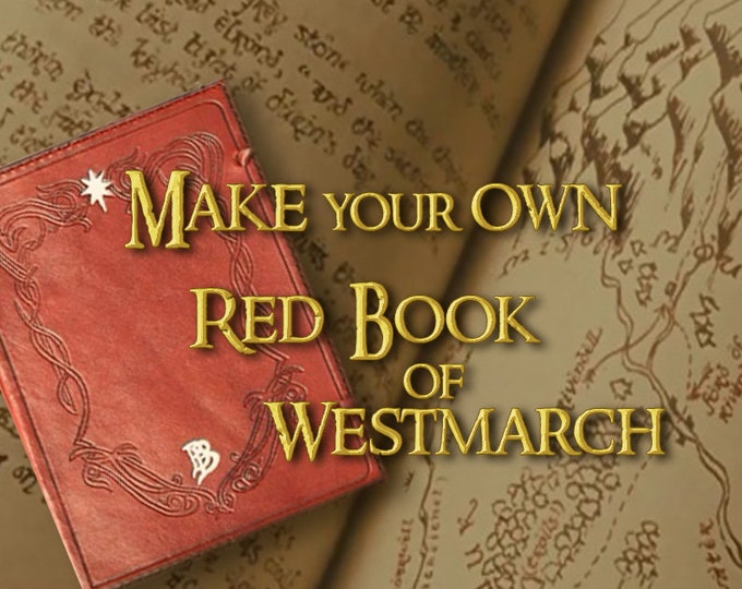 The Hobbit, the Red Book of Westmarch Fanmade Handmade [A6 Dimension ...