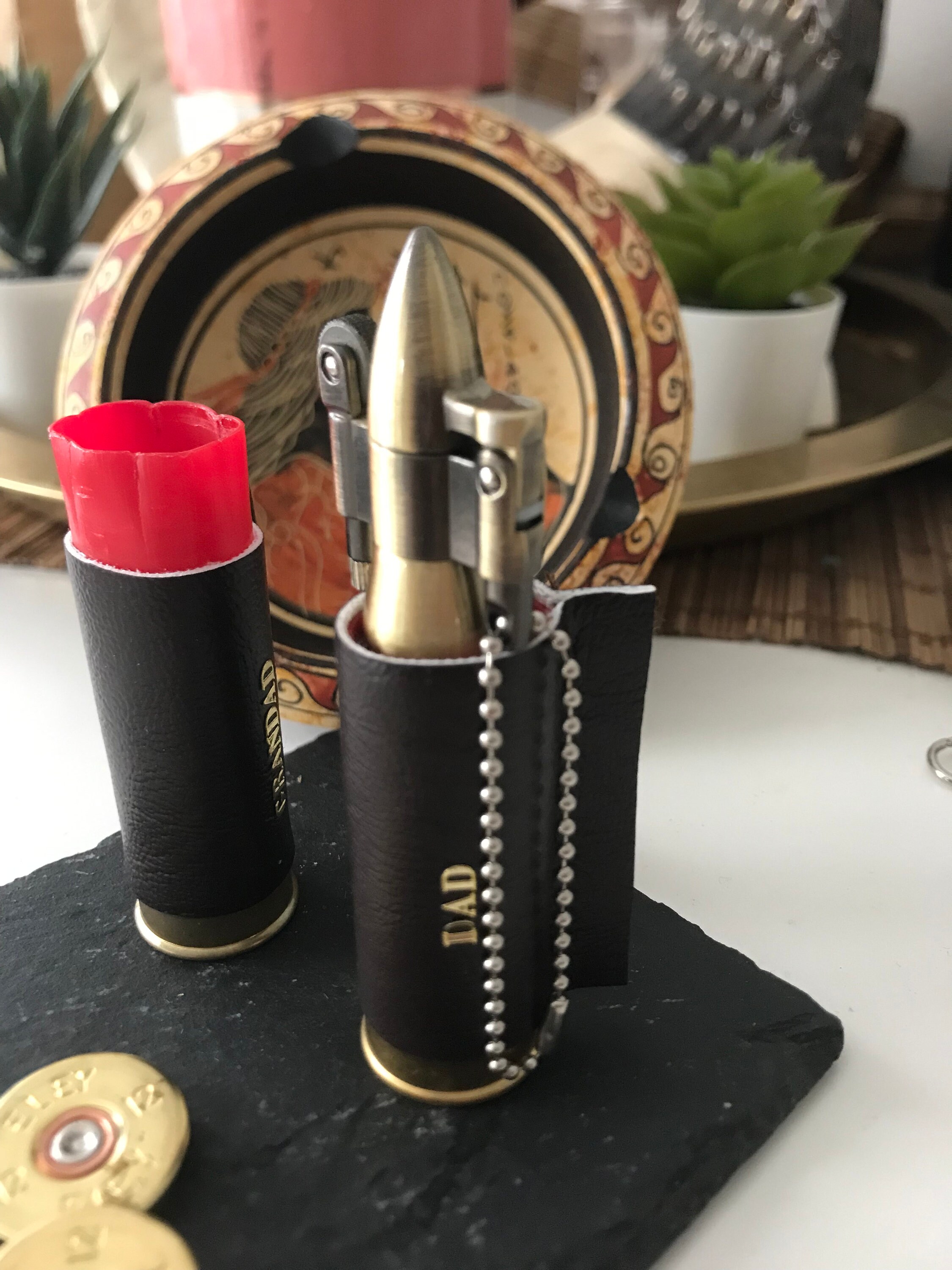 GIFTS FOR MEN Gold Peaky Blinders Trench Metal Bullet Cigar Cigarette ...