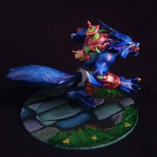 Warwick Lol Figurine League of Legends Collectible Figure - Etsy
