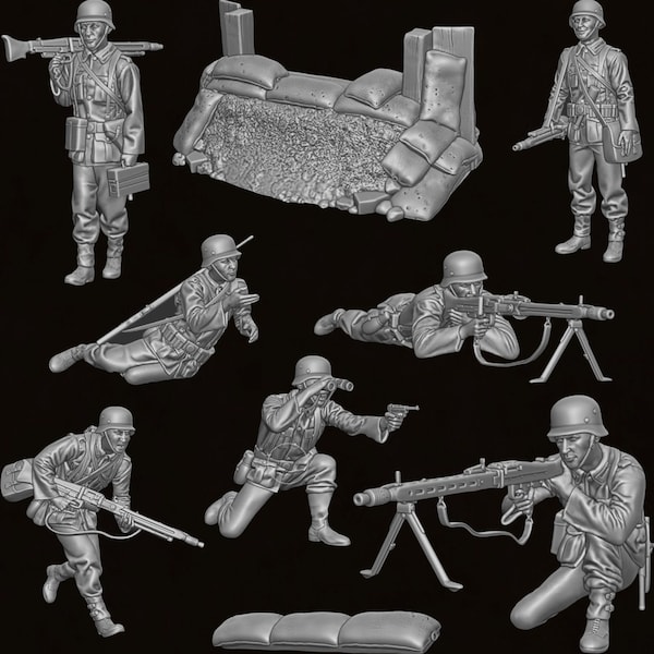 Resin Military Figures 1/35 - Etsy