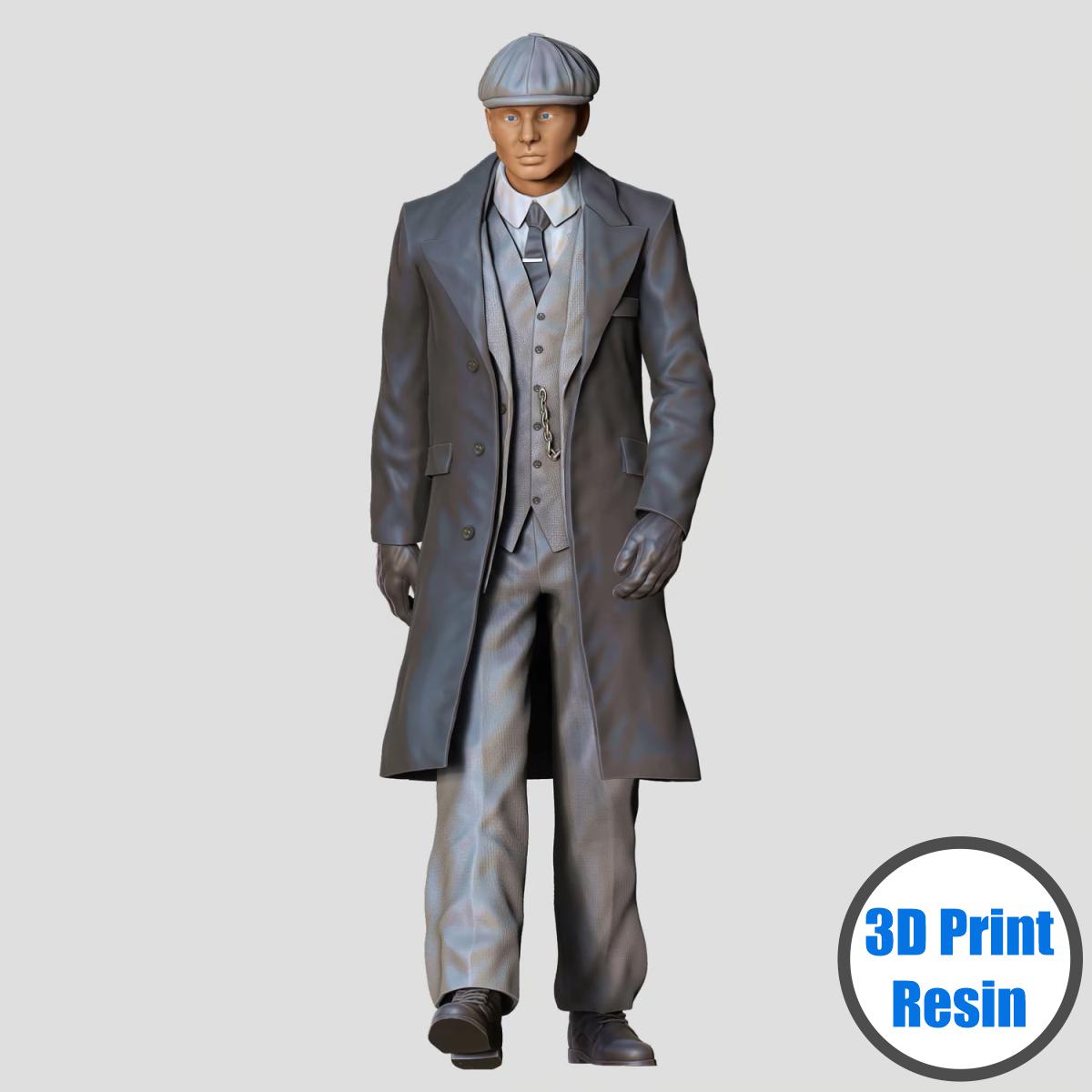 Mafia Boss in Suit With Weapon - Resin Figure Set - 4 Pieces - 1:24, 32 ...