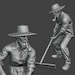 Farmer - Resin Figures Set - 4 Pieces - 1:24, 32, 35, 48, 72, 87 ...