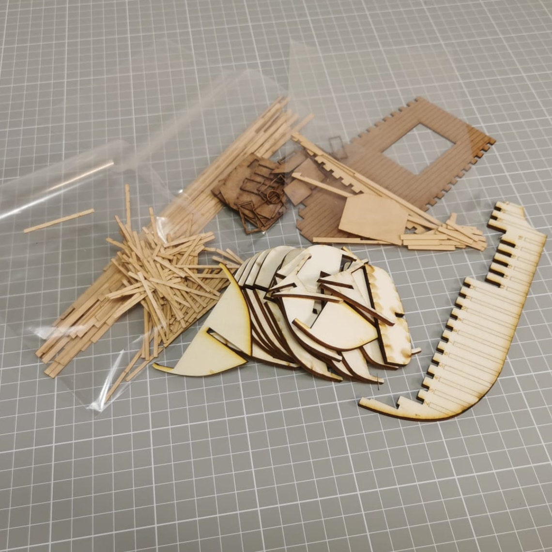 Fishing Boat 1:35 Made of Wood to Build Yourself Laser Cut Model Kit ...