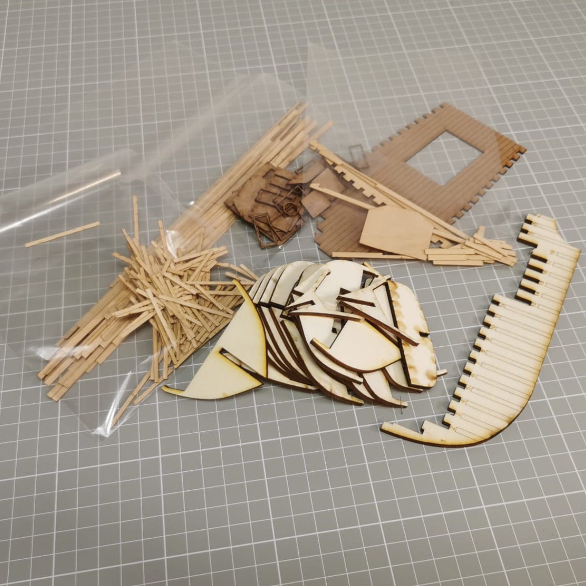 Fishing Boat 1:48 Made of Wood to Build Yourself - Laser Cut Model Kit ...