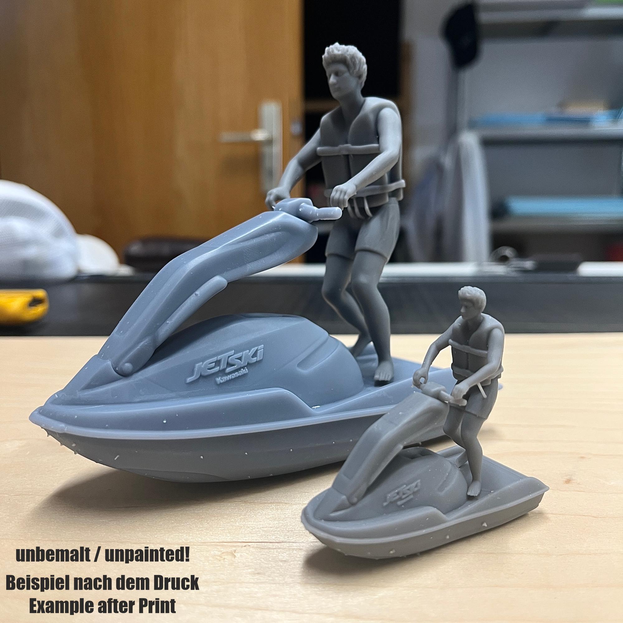 Postman Package - Resin Figure Set - 3 Pieces - 1:24, 32, 35, 48, 72 ...