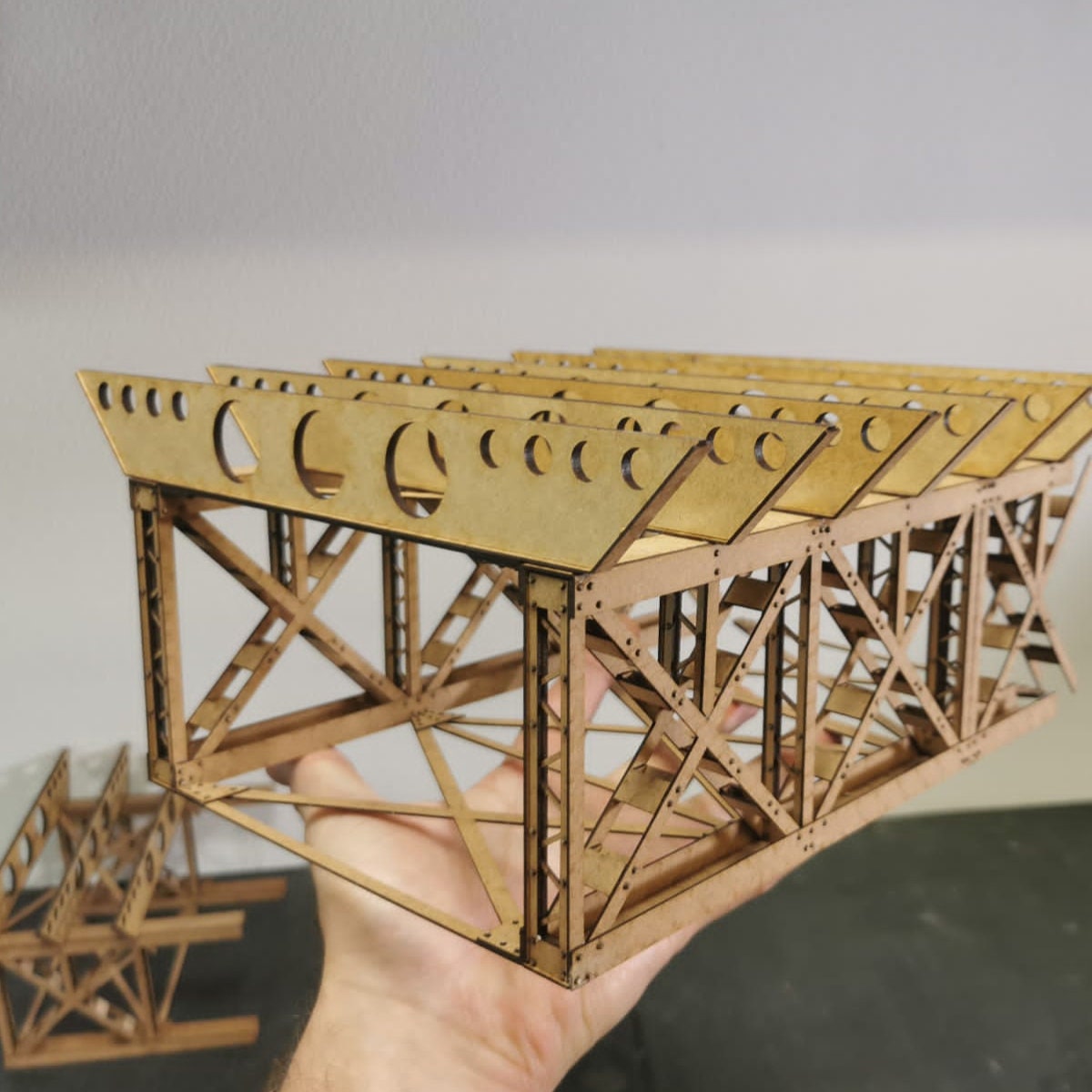Wooden Bridge in 1:35 to Build Yourself Laser Cut Building for Diorama ...