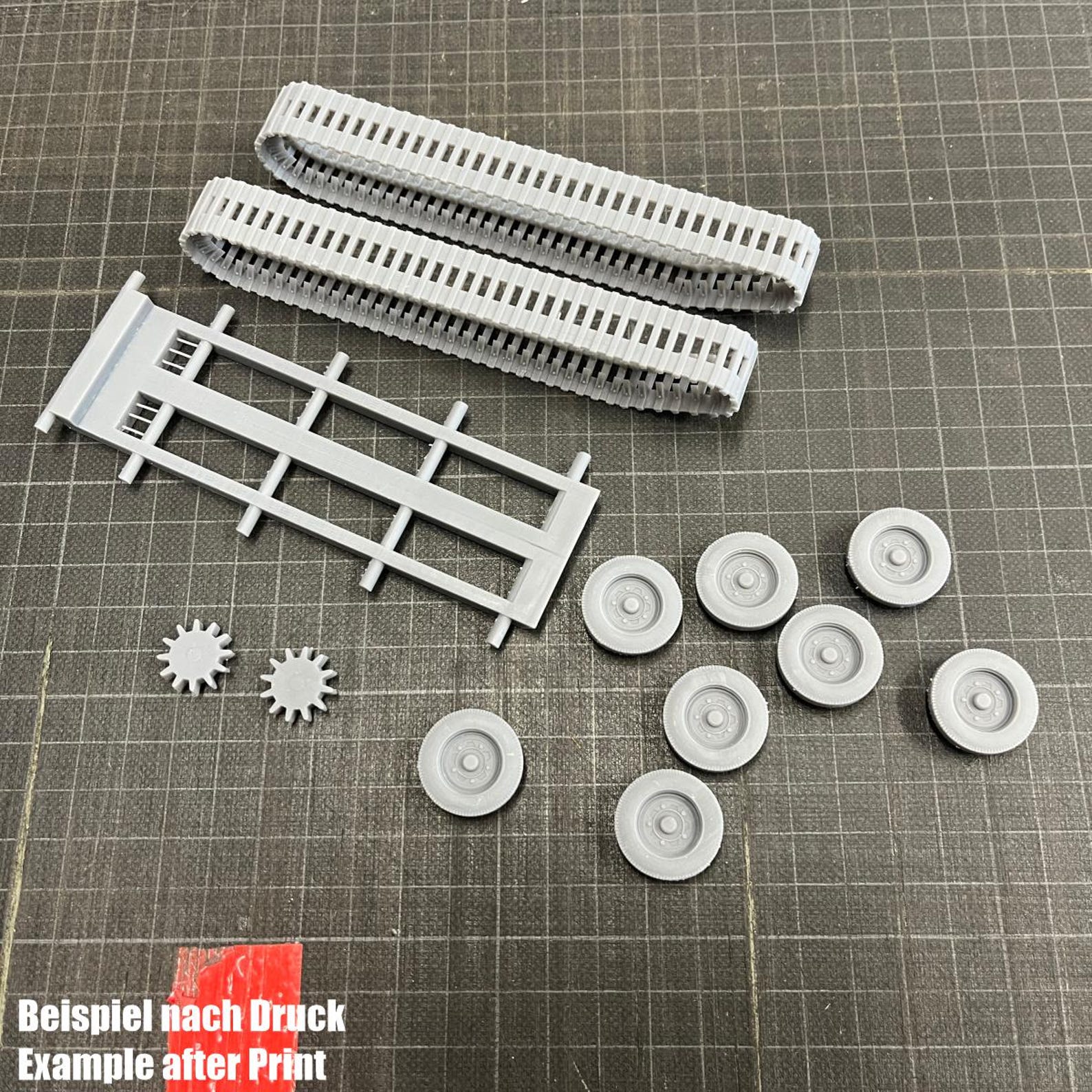 T1 Conversion Kit for Volkswagen on Tracks / Tracked Bulli in 1:24 - 3D ...