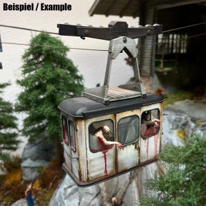 Gondola for Cable Car 1:35 Kit - Laser Cut Wooden Kit for Diorama ...