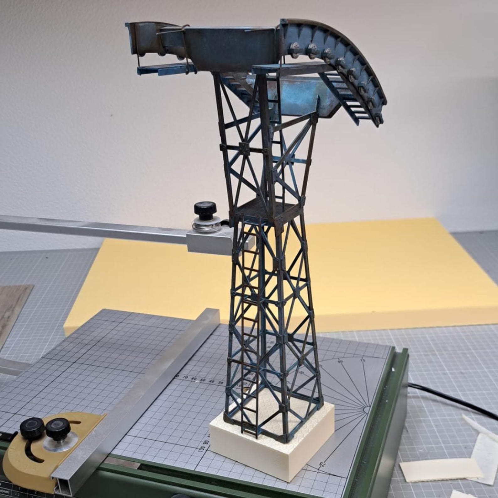 Steel Mast for Cable Car 1:35 Kit - Laser Cut Wooden Kit for Diorama ...