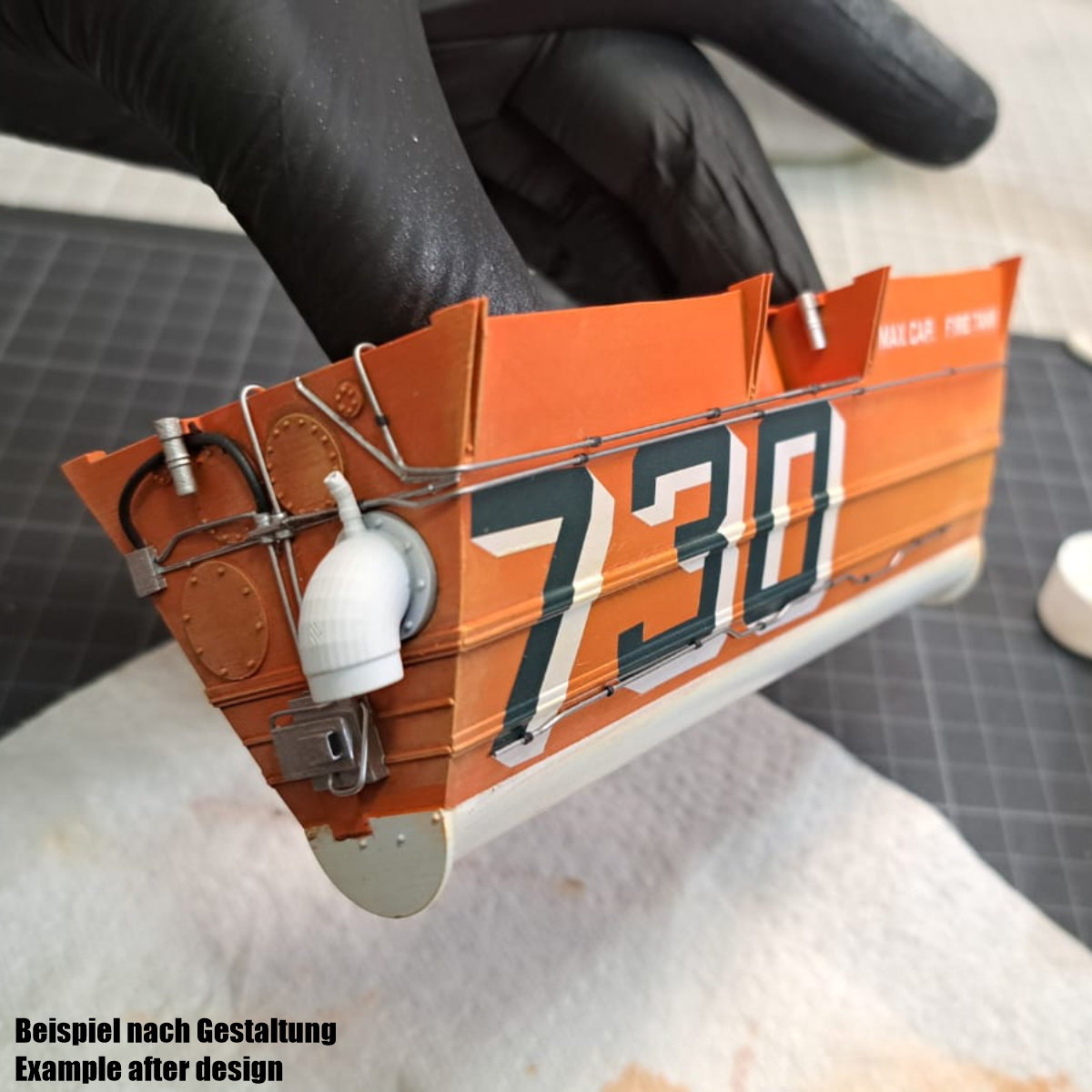 Water Tank 1:35 for Sikorsky CH-54A Helicopter Kit From ICM 53054 - 3D ...