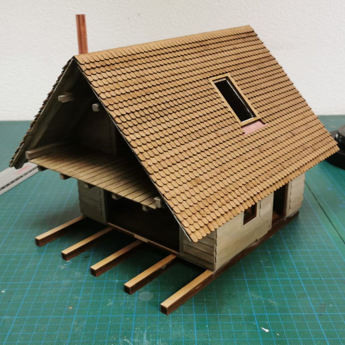 Blockhouse With Footbridge in 1:35 Laser Cut Kit Made of Wood to Build ...