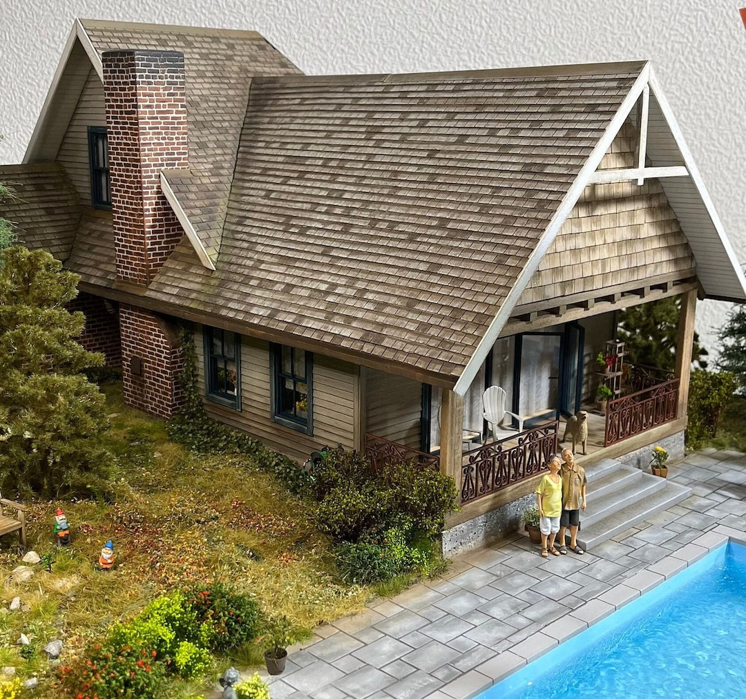 Log Cabin Canada in 1:35 Scale - Laser-cut Wooden Kit for Self-assembly ...