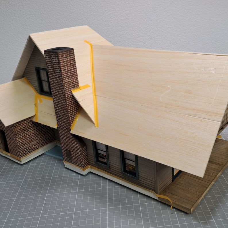 Log Cabin Canada in 1:35 Scale - Laser-cut Wooden Kit for Self-assembly ...